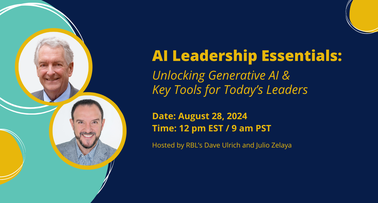 AI Leadership Essentials: Unlocking Generative AI & Key Tools for Today ...